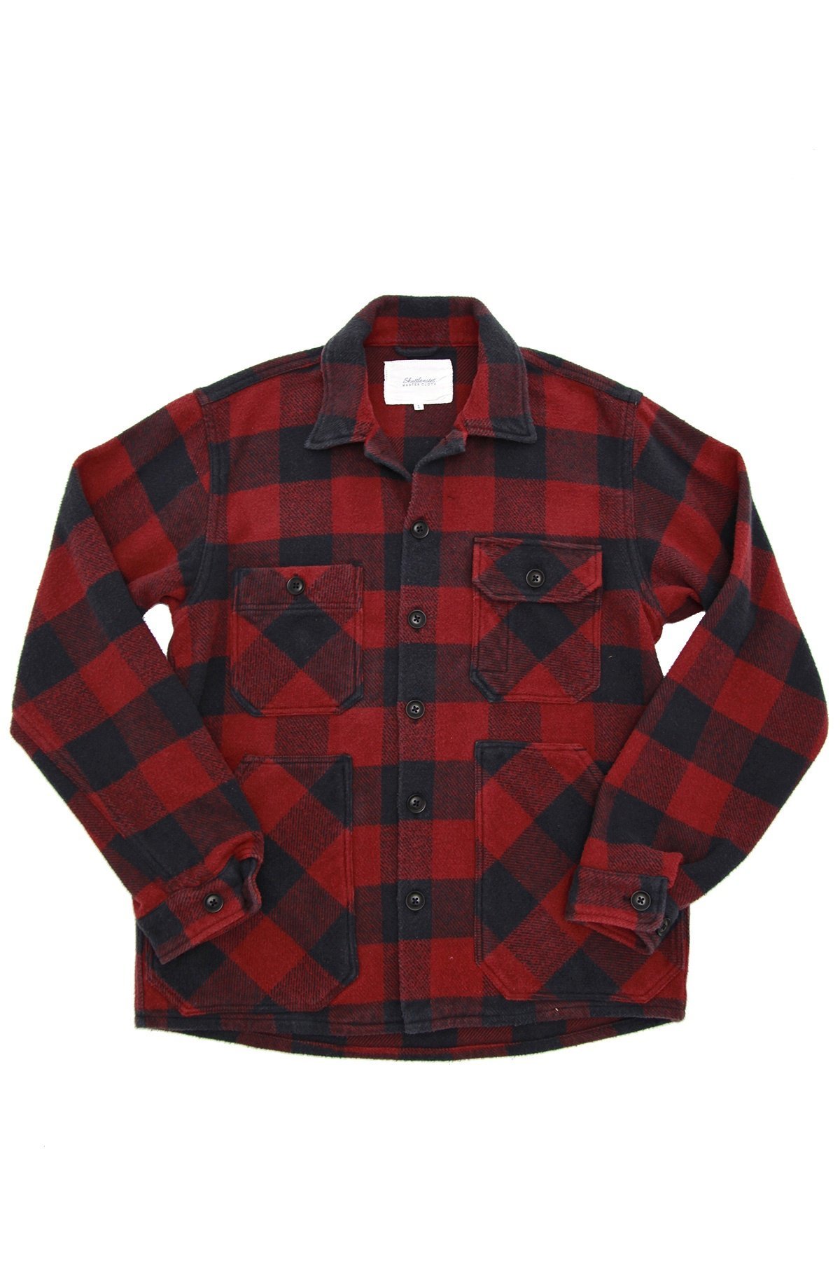 Shuttle Notes Master Cloth Sub Pop Shirt-Jac - Bordeaux | Garmentory