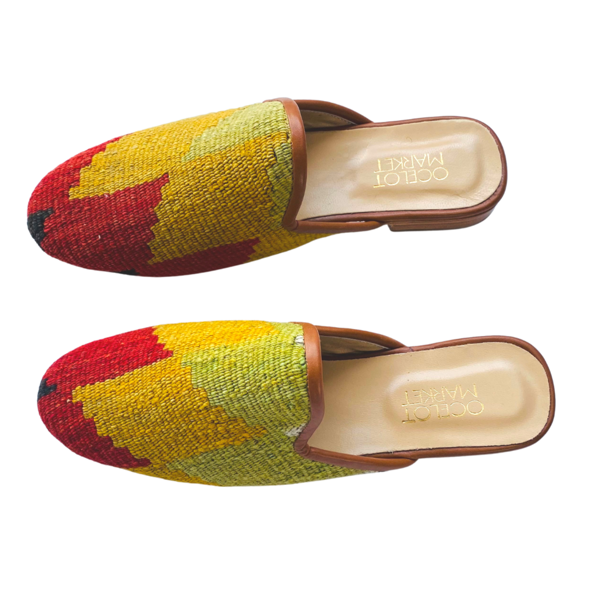 Ocelot Market Turkish Kilim Mule - Multi | Garmentory