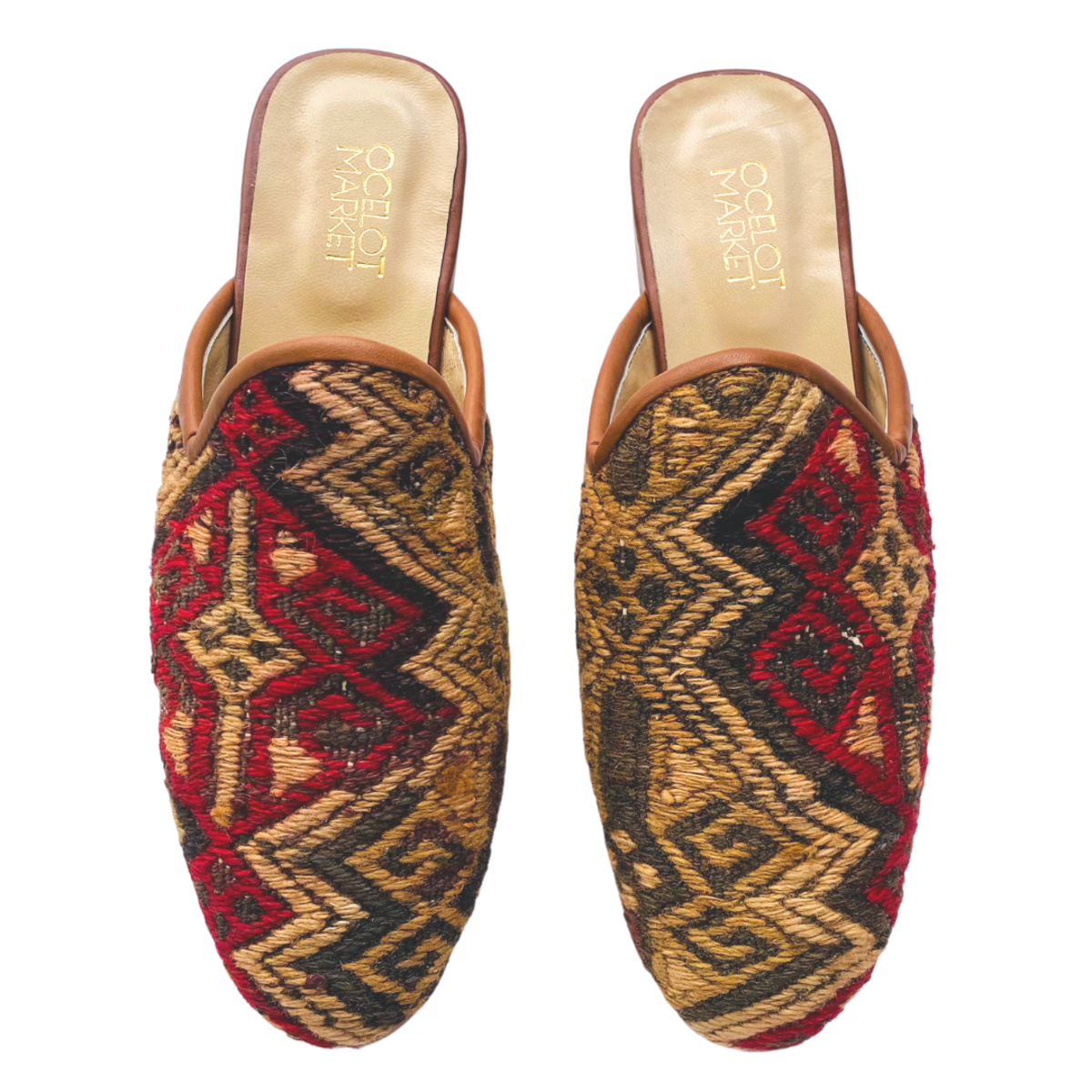 Ocelot Market Turkish Kilim Mule - Multi | Garmentory