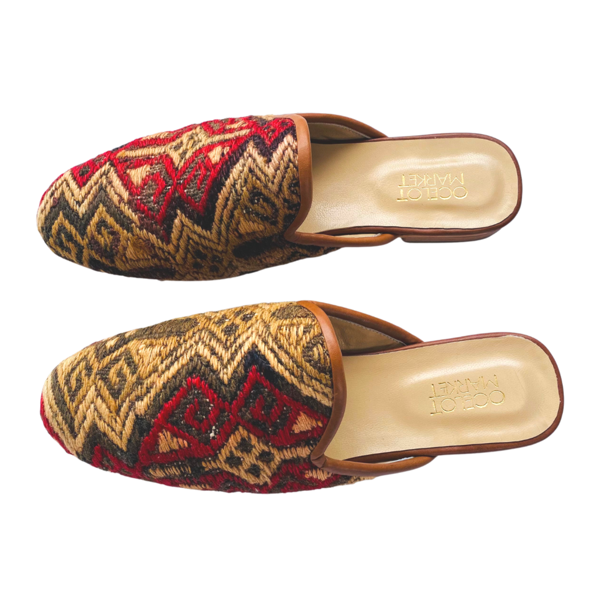 Ocelot Market Turkish Kilim Mule - Multi | Garmentory