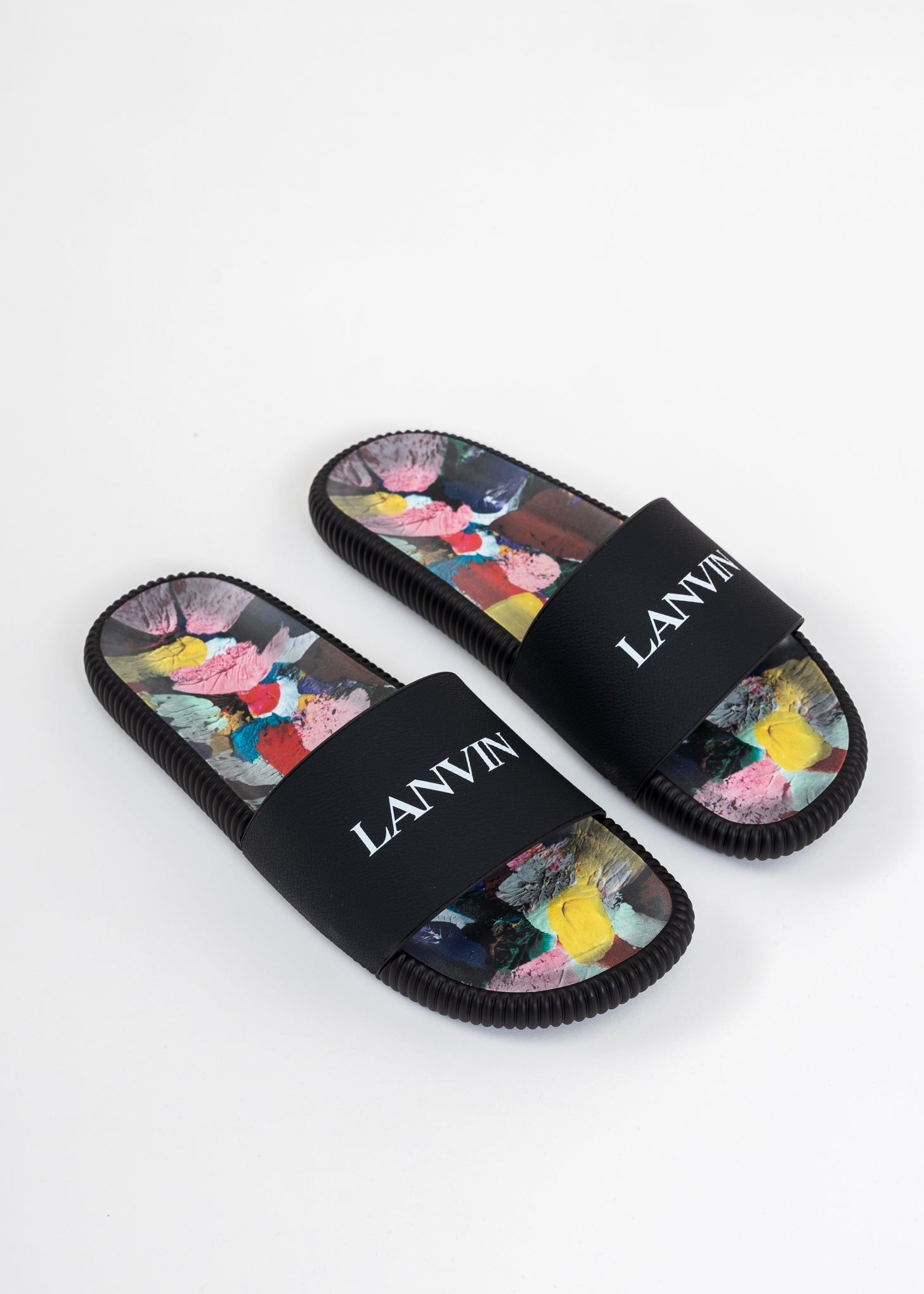 GALLERY DEPT. X LANVIN ARPÈGE SLIDES - MULTI | Garmentory