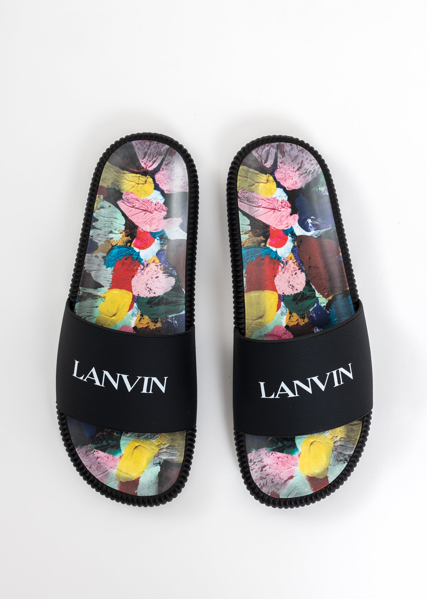 GALLERY DEPT. X LANVIN ARPÈGE SLIDES - MULTI | Garmentory