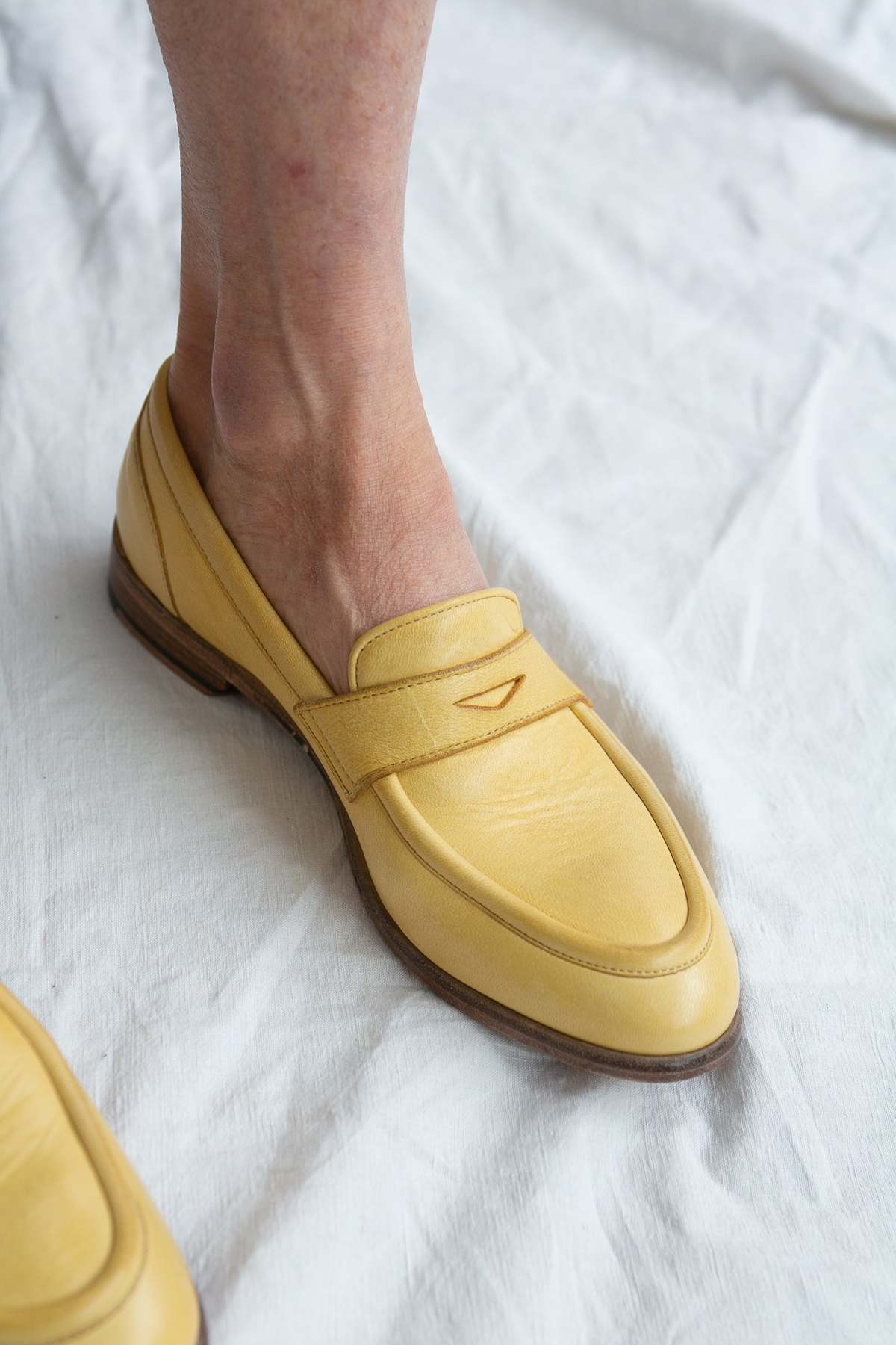WOLF AND GYPSY VINTAGE Limoncello Leather Loafer | Garmentory