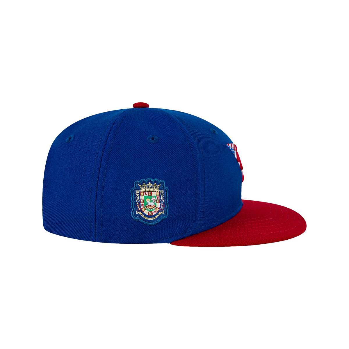 Paper Plane Global Warning Puerto Rico Crown Snapback Cap - Blue/Red ...
