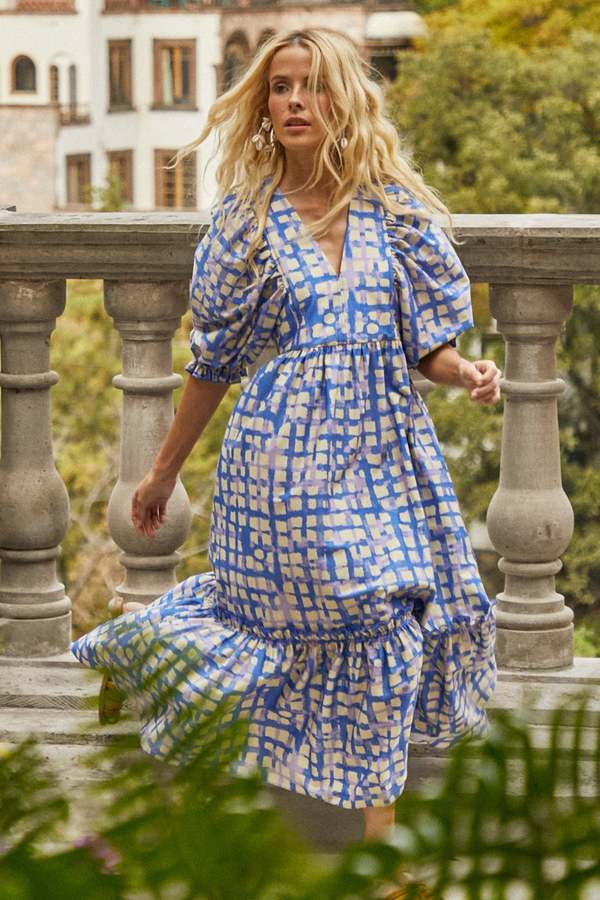 Hunter Bell Palmer Dress - Cobblestone | Garmentory