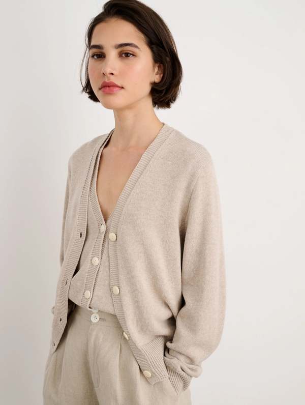 Alex Mill Emilia Cardigan - Oatmeal | Garmentory