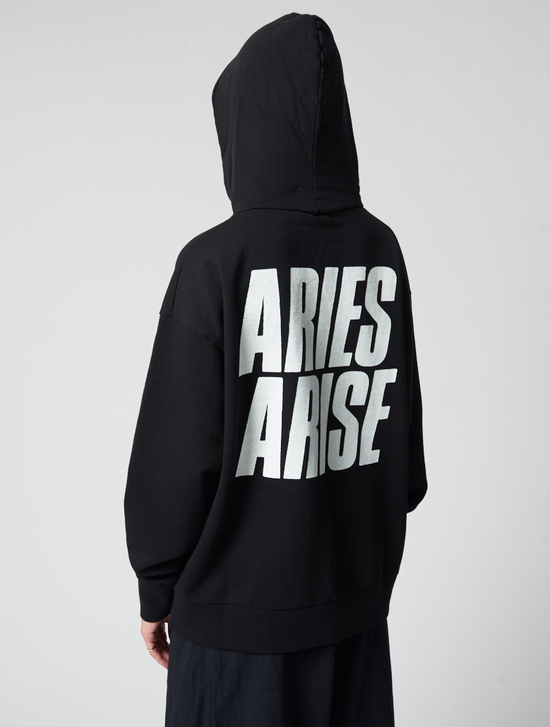 Aries Arise Hoodie - Black | Garmentory