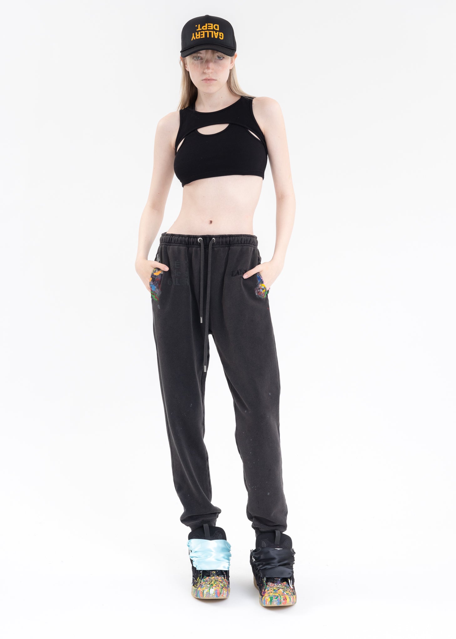 Lanvin X Gallery Dept Jogging Pants - Black | Garmentory