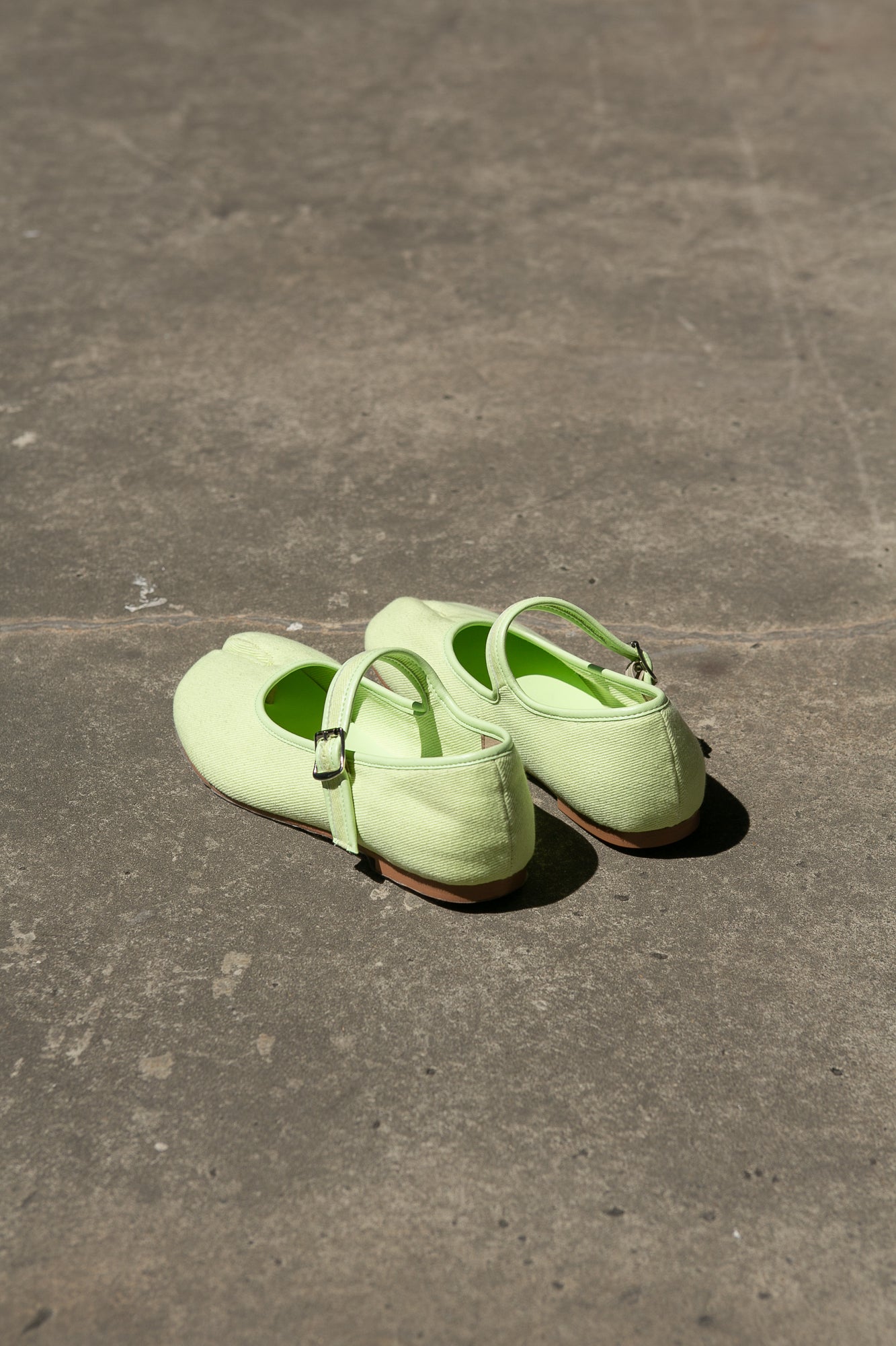 WOLF & GYPSY VINTAGE Mary Jane Tabi - Lime | Garmentory