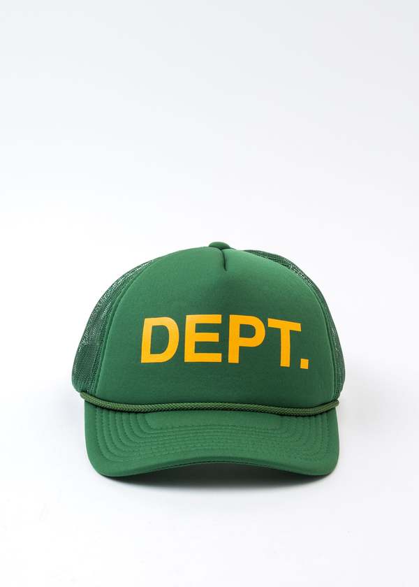 GREEN DEPT. LOGO PAINTED Trucker Cap | Garmentory