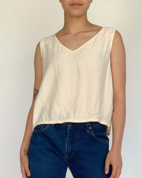Crop Tank - ecru | Garmentory