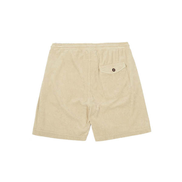 Universal Works Terry Beach Short - Sand | Garmentory