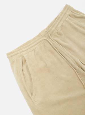 Universal Works Terry Beach Short - Sand | Garmentory
