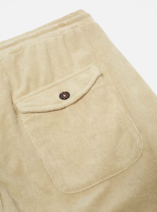 Universal Works Terry Beach Short - Sand | Garmentory