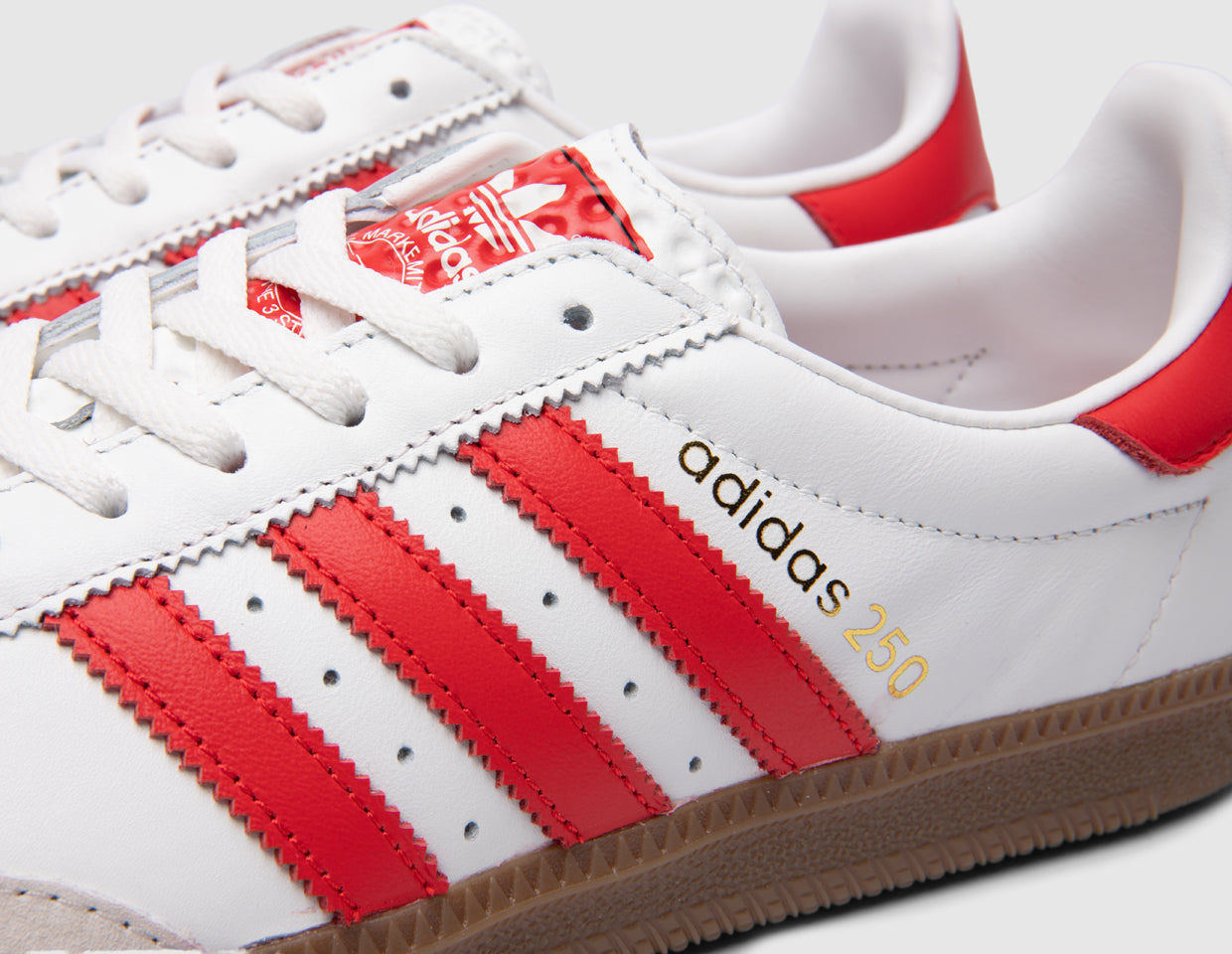 adidas Originals AS 250 sneakers - Core White/Vivid Red | Garmentory