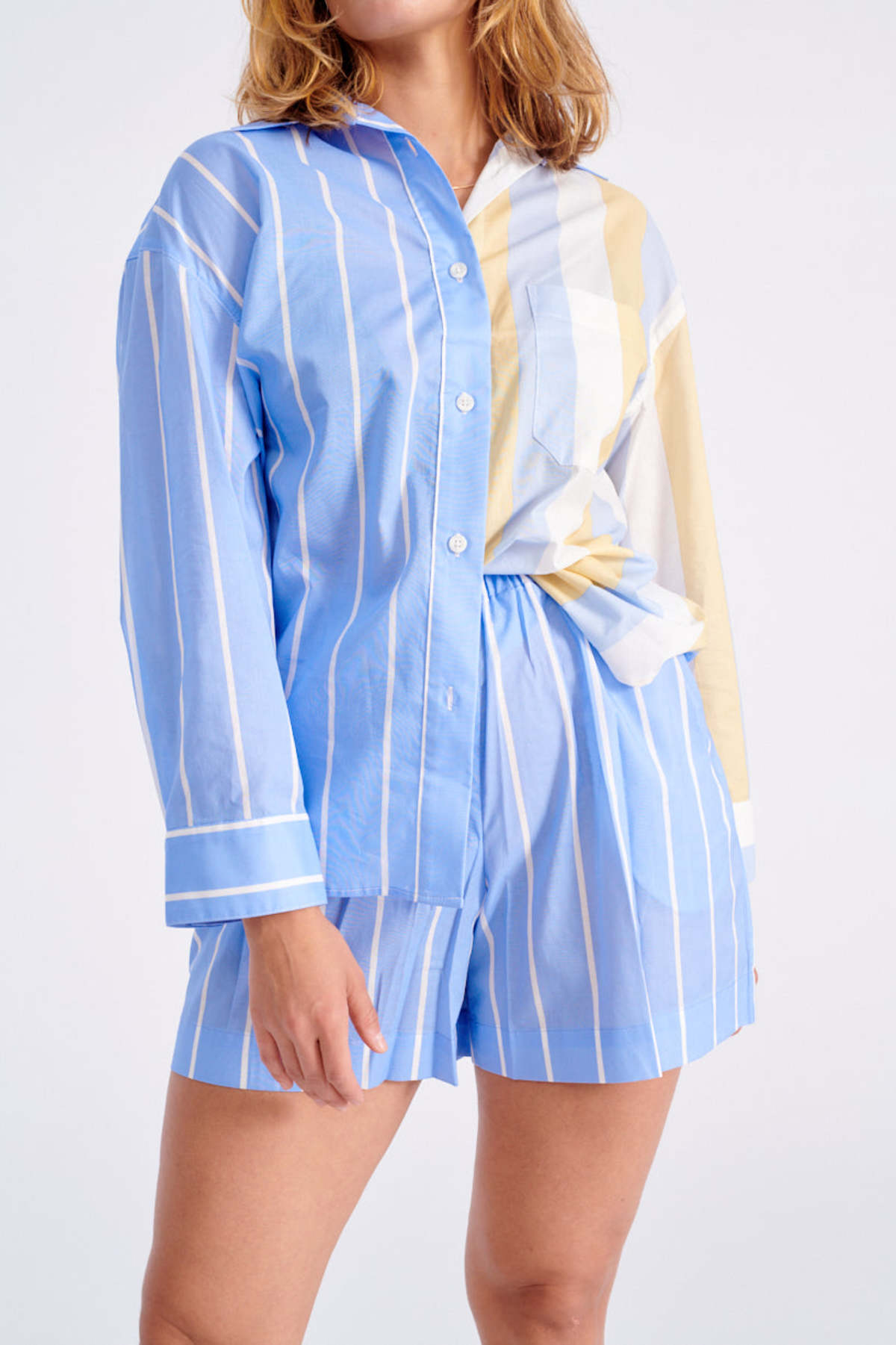 No.6 Victor Short - Blue Stripe | Garmentory