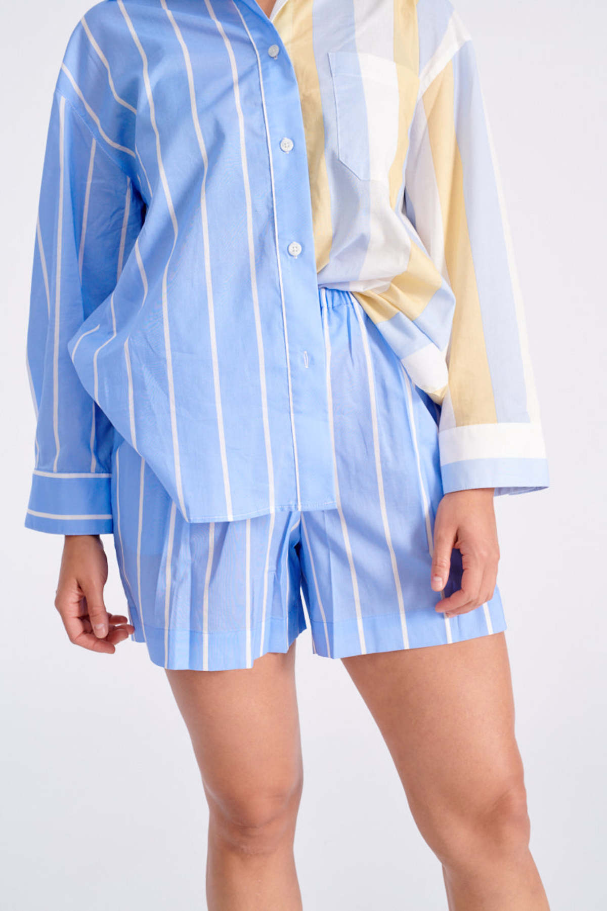 No.6 Victor Short - Blue Stripe | Garmentory