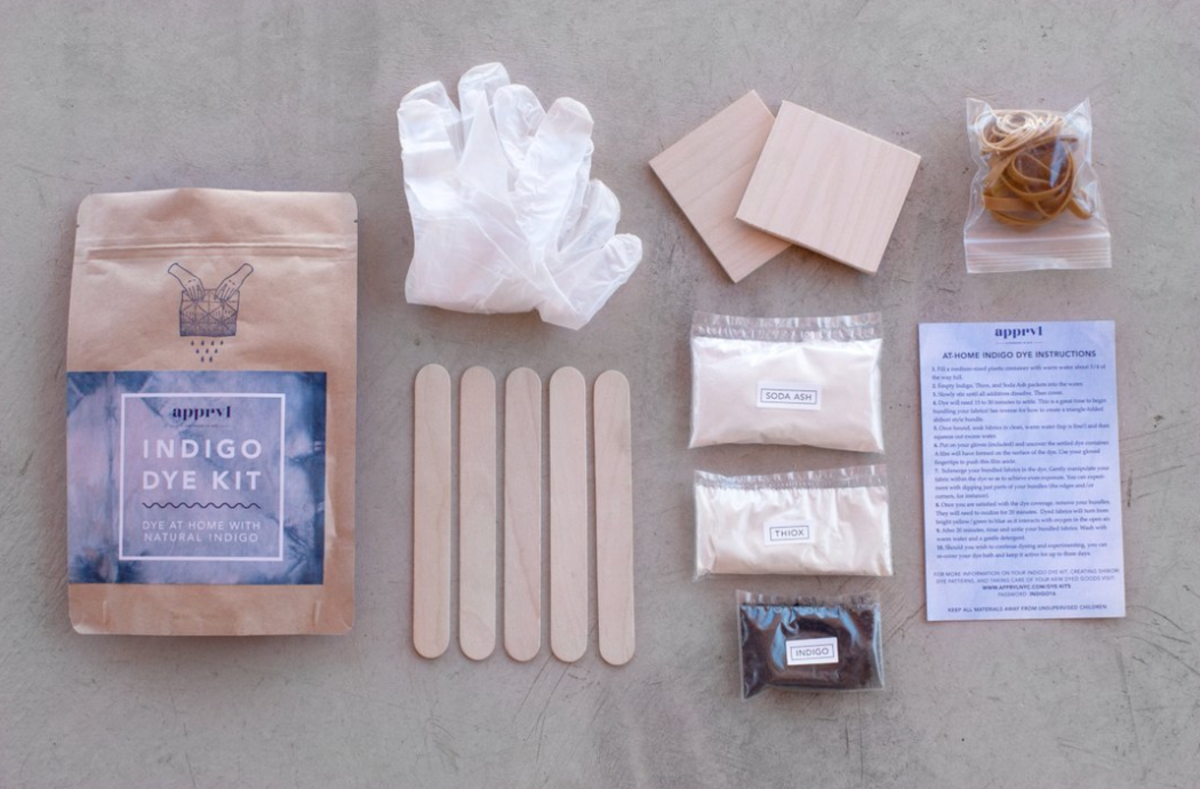 Paola Hernandez Knitted Mask Indigo Dye Kit | Garmentory