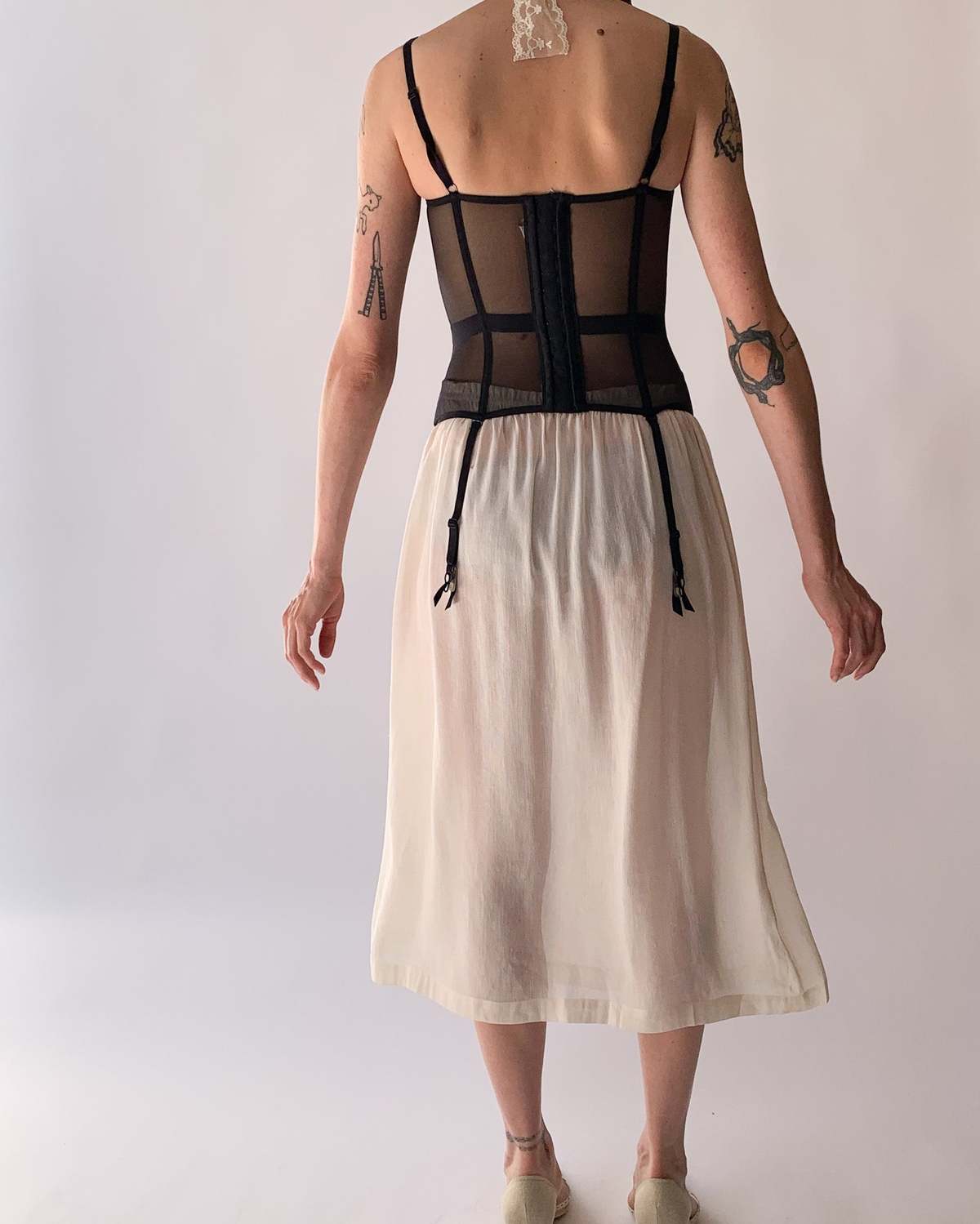 Vintage Mesh Bodice - Leopard | Garmentory