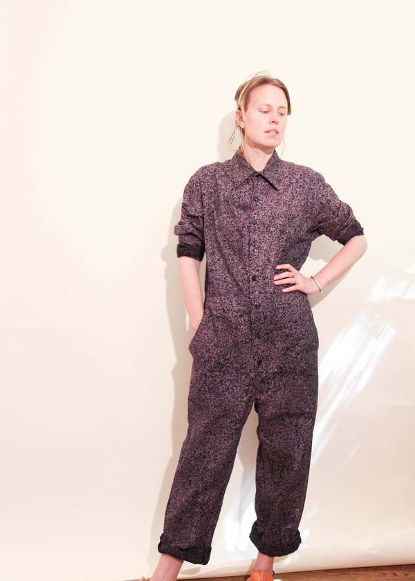 Fahari Bazaar Bongo Jumpsuit - Purple Splatter | Garmentory