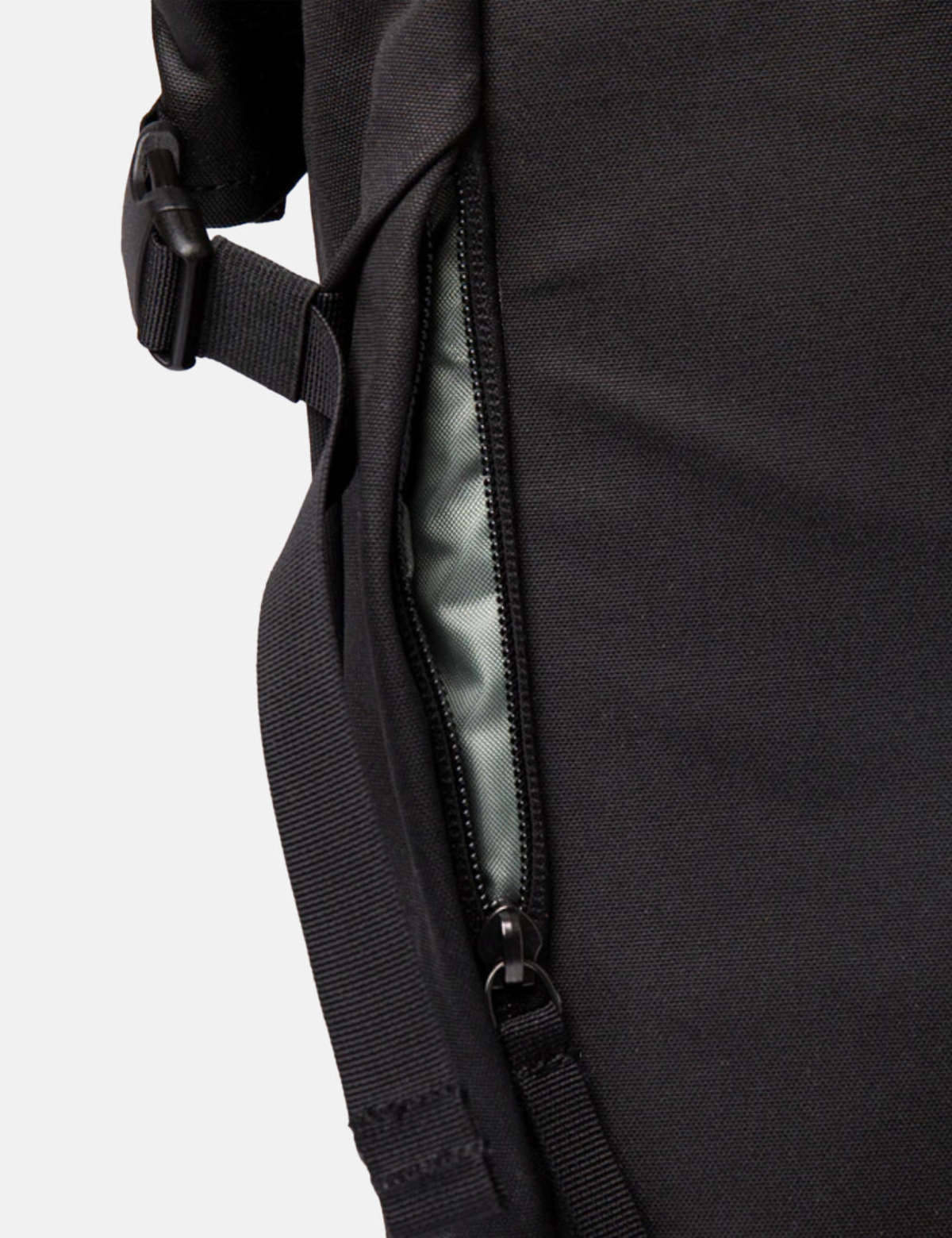 Sandqvist Alfred Rolltop Polycotton Backpack - Black | Garmentory