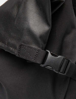 Sandqvist Alfred Polycotton Rolltop Backpack - Black | Garmentory