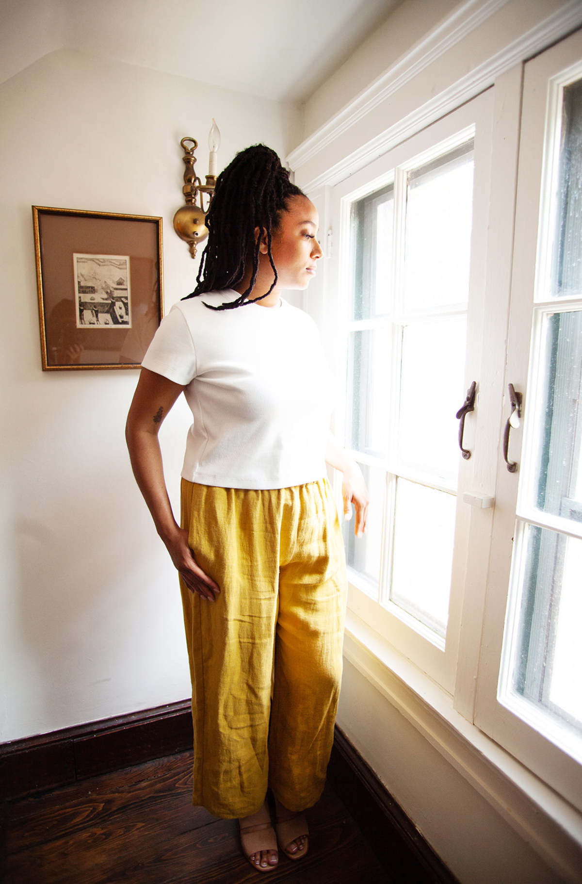 Amanda Moss Edie Pants - Golden | Garmentory