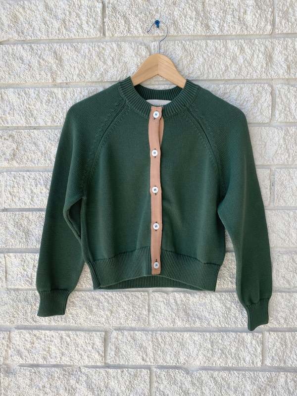 The Great. The Tiny Cardigan - Dark Forest | Garmentory