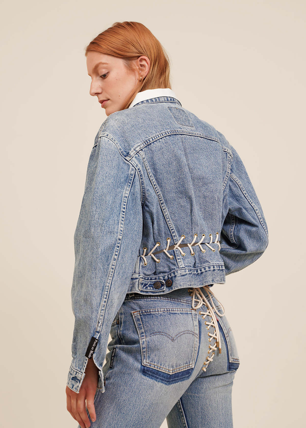 Denim Jacket Waist Eyelets | Garmentory