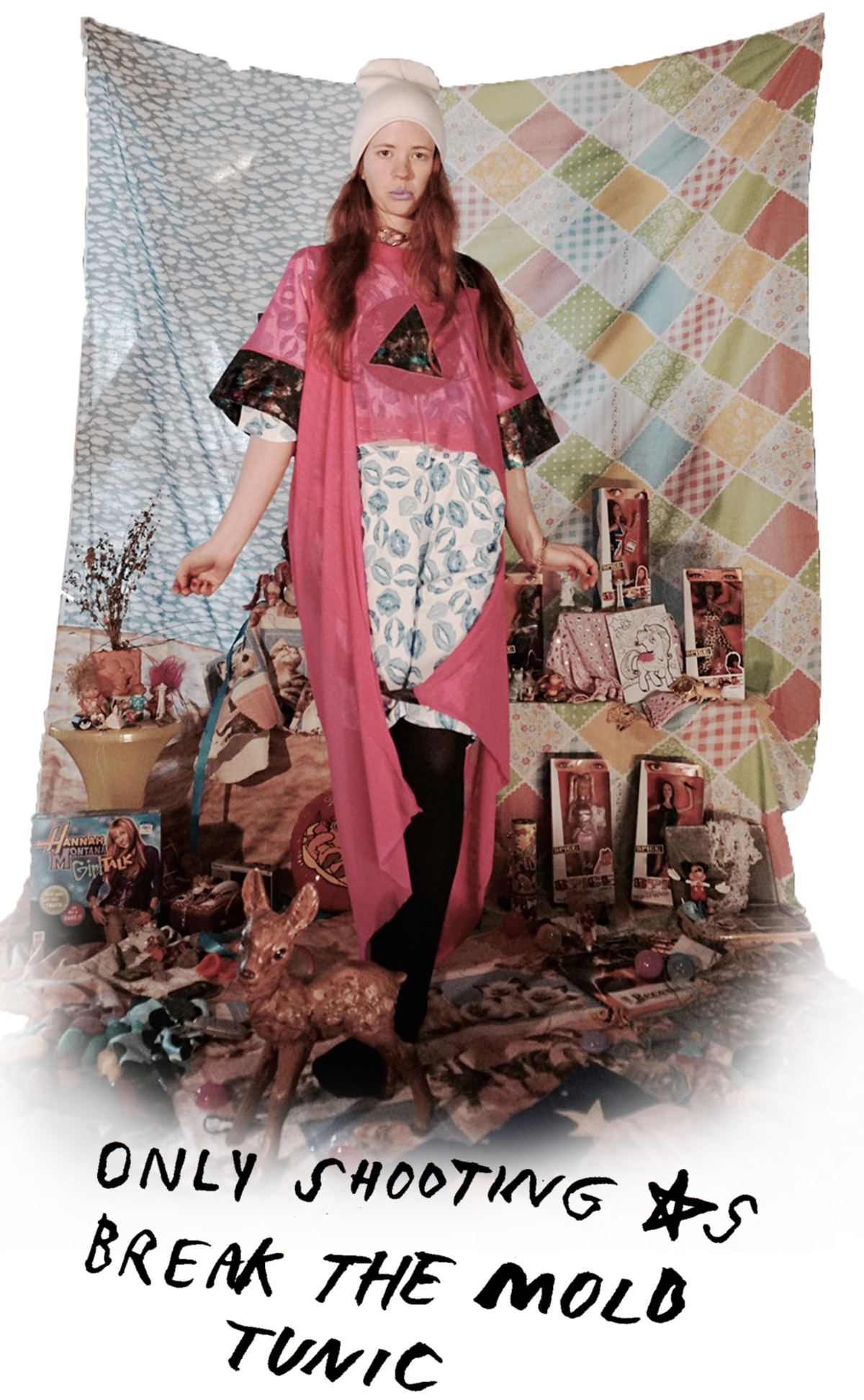 FEMAIL Only Shooting Stars Break The Mold (Mesh Tunic) | Garmentory