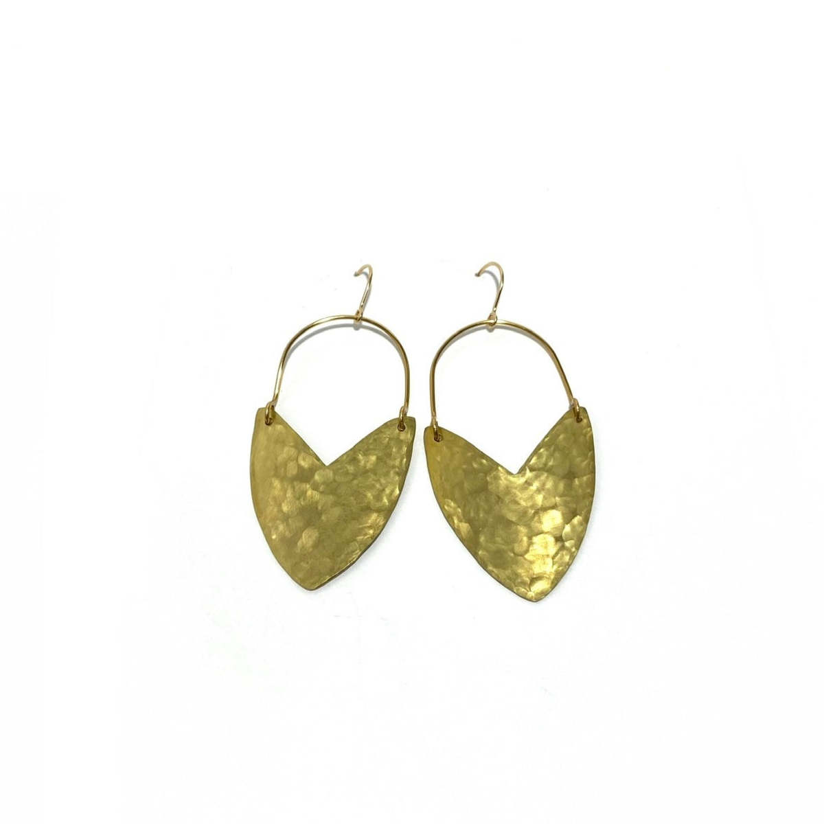 Enarmoured Small Tulip Shield Earrings | Garmentory