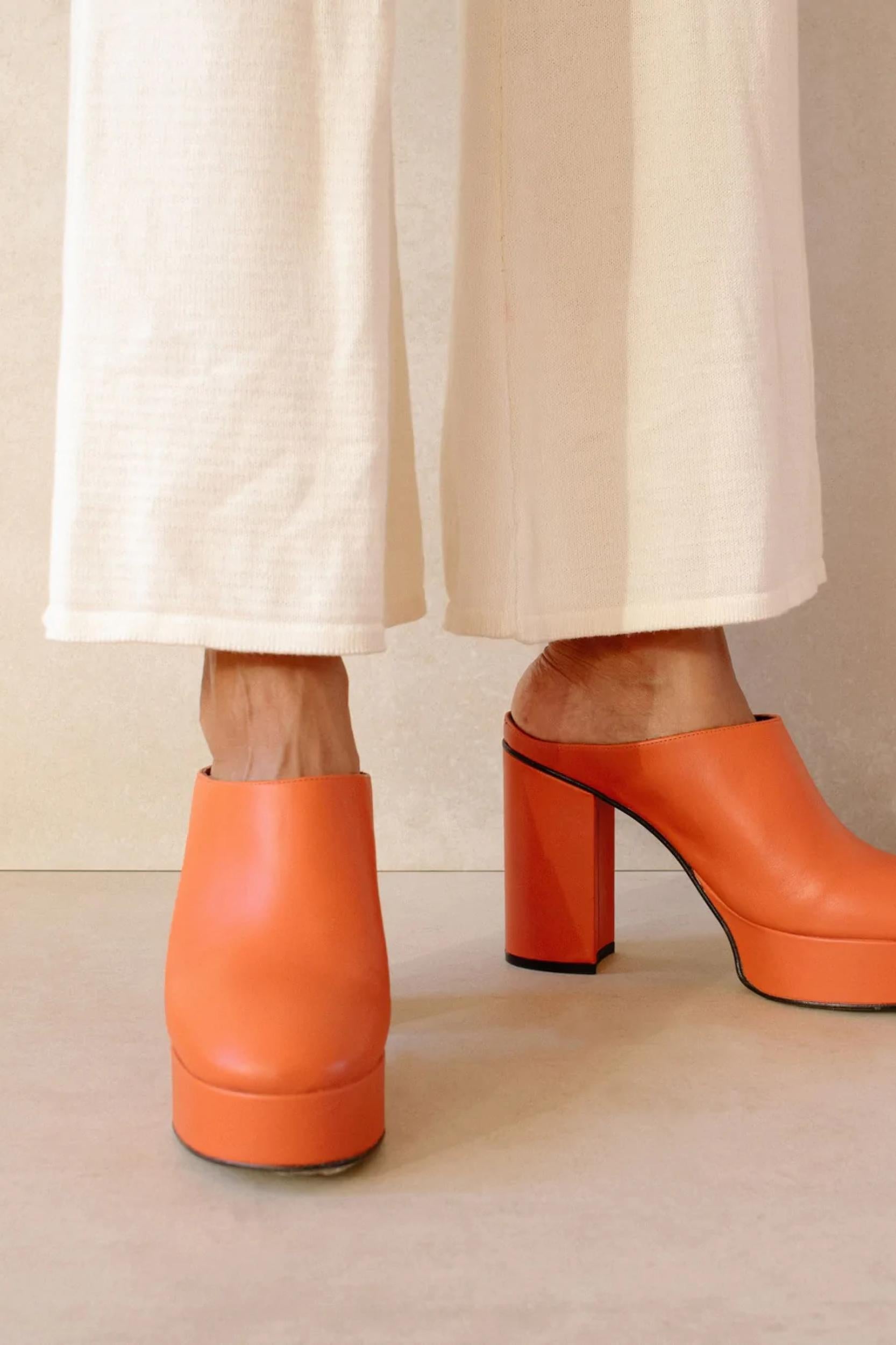 Alohas Clock Out Mule - Pomelo Orange | Garmentory