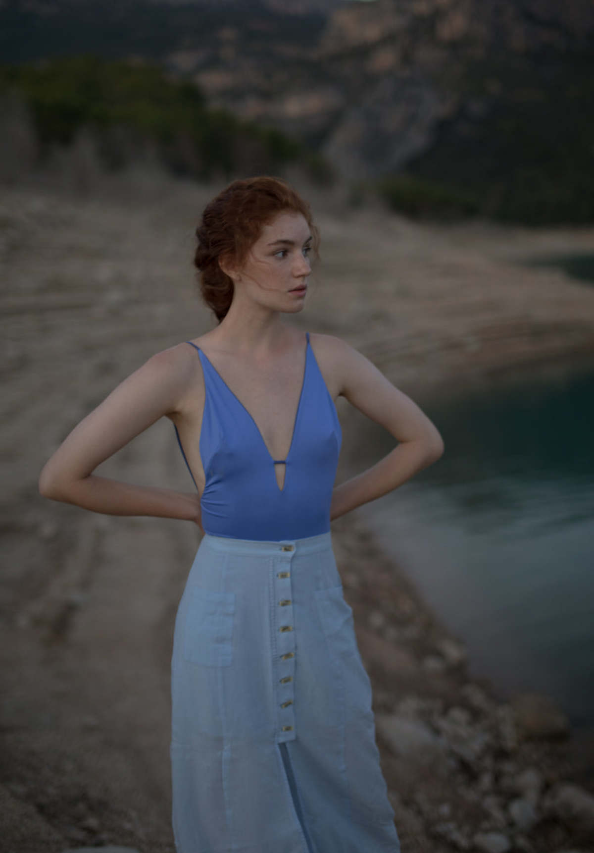 Clostoriesbcn Edith V-neck reversible mare-ocean swimsuit | Garmentory