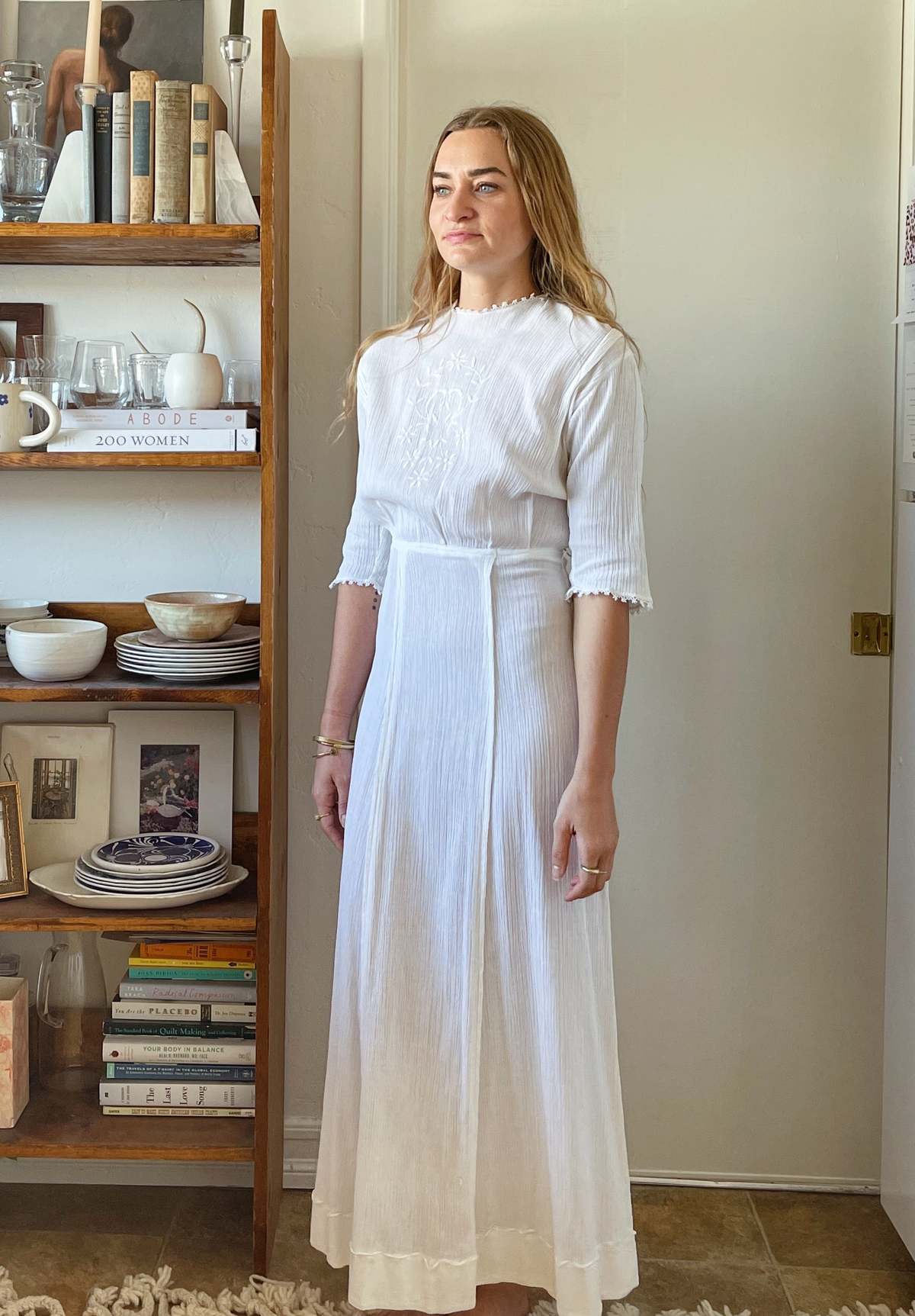 Ludlow Victorian Cotton Gauze Wedding Dress | Garmentory