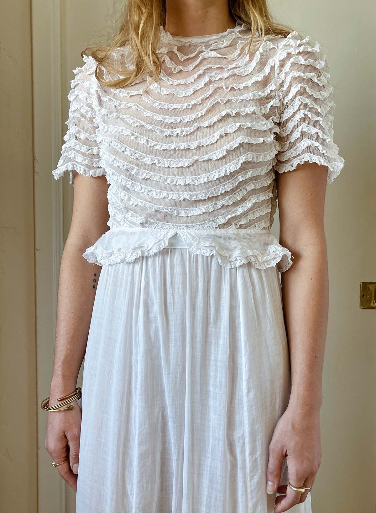 Ludlow Victorian Lace Mesh Blouse | Garmentory