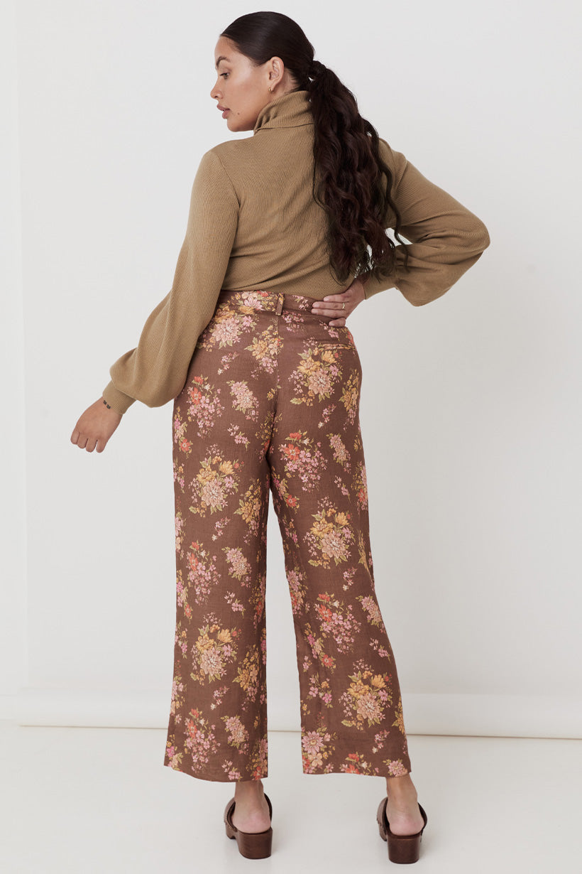 SPELL & THE GYPSY COLLECTIVE Meadowland Linen Pants - Hazelnut | Garmentory