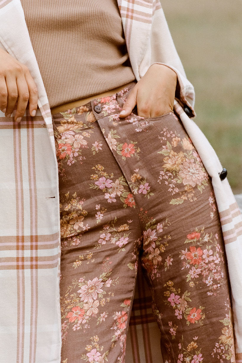 SPELL & THE GYPSY COLLECTIVE Meadowland Linen Pants - Hazelnut | Garmentory