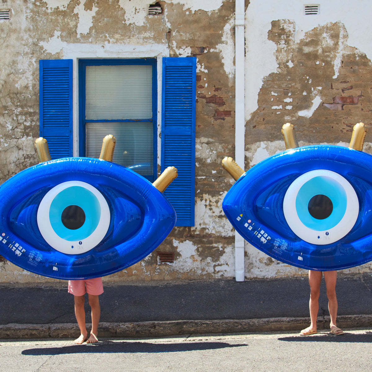 Sunnylife Luxe Lie-On Float - Greek Eye | Garmentory