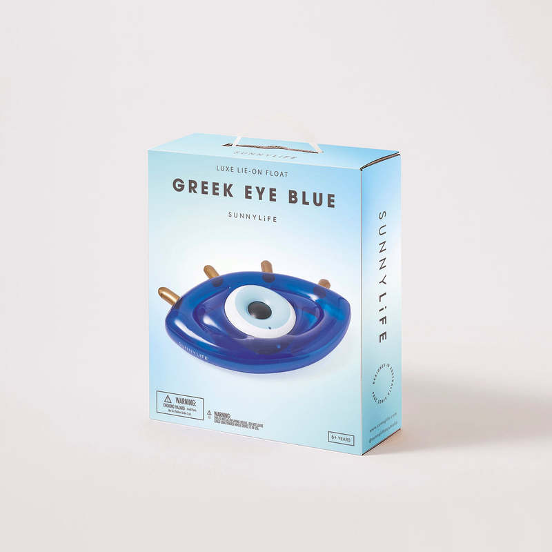 Sunnylife Luxe Lie-On Float - Greek Eye | Garmentory