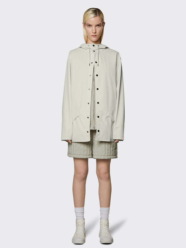 Rains Short Jacket - Fossil | Garmentory