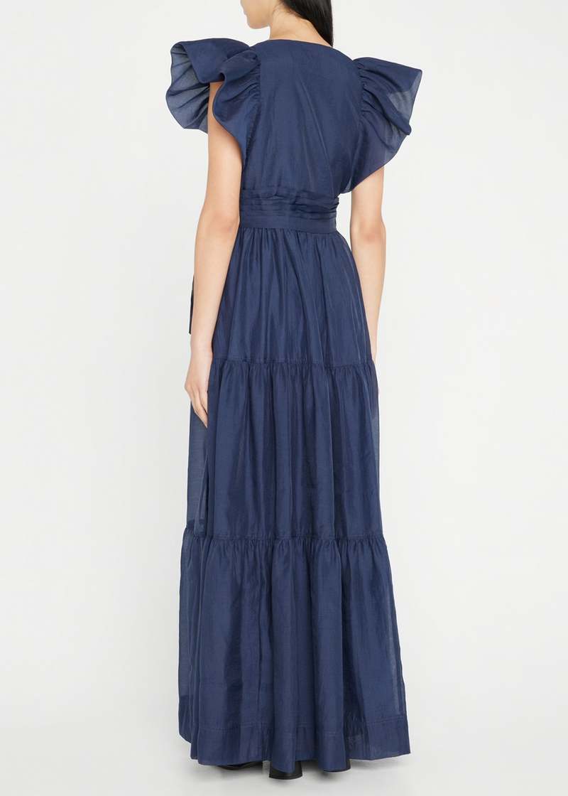 Jonathan Simkhai Banks Maxi Dress - Midnight | Garmentory