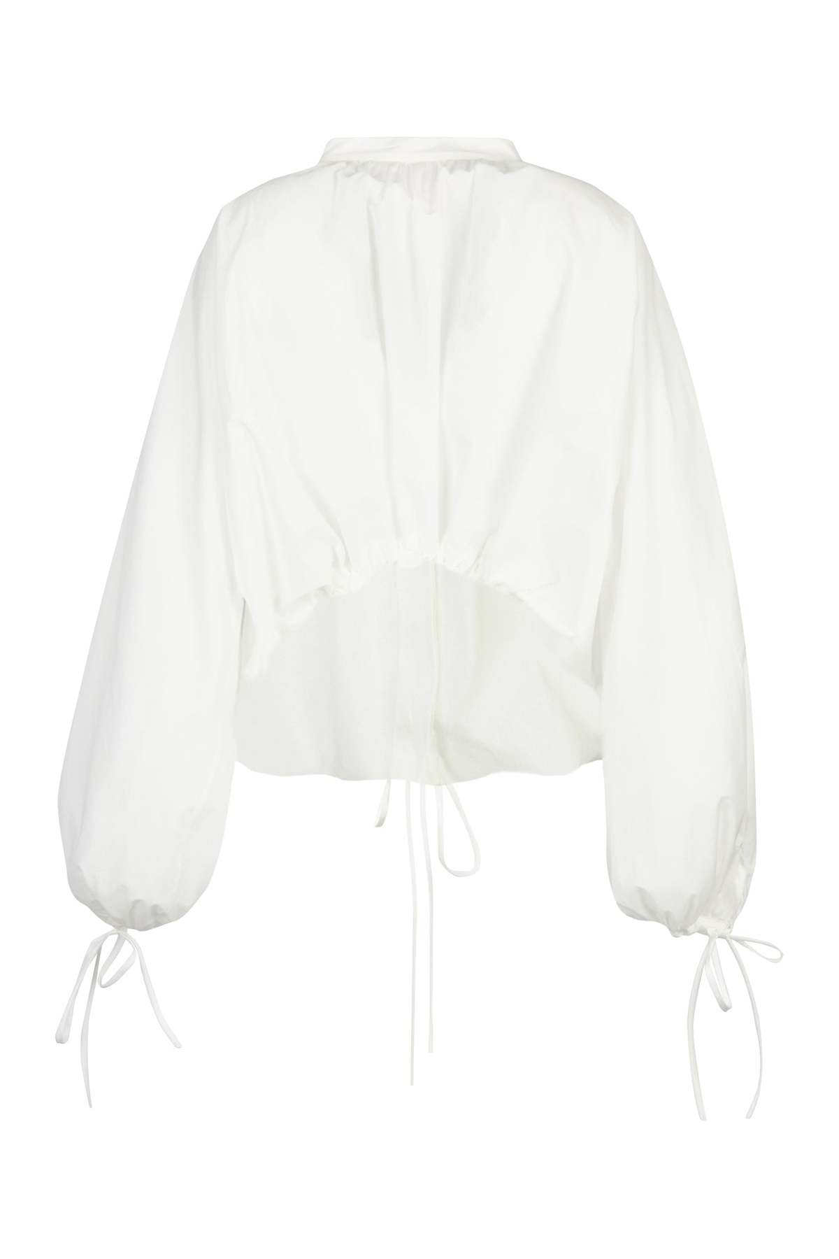 Missing you already Back Curve Blouse - white | Garmentory