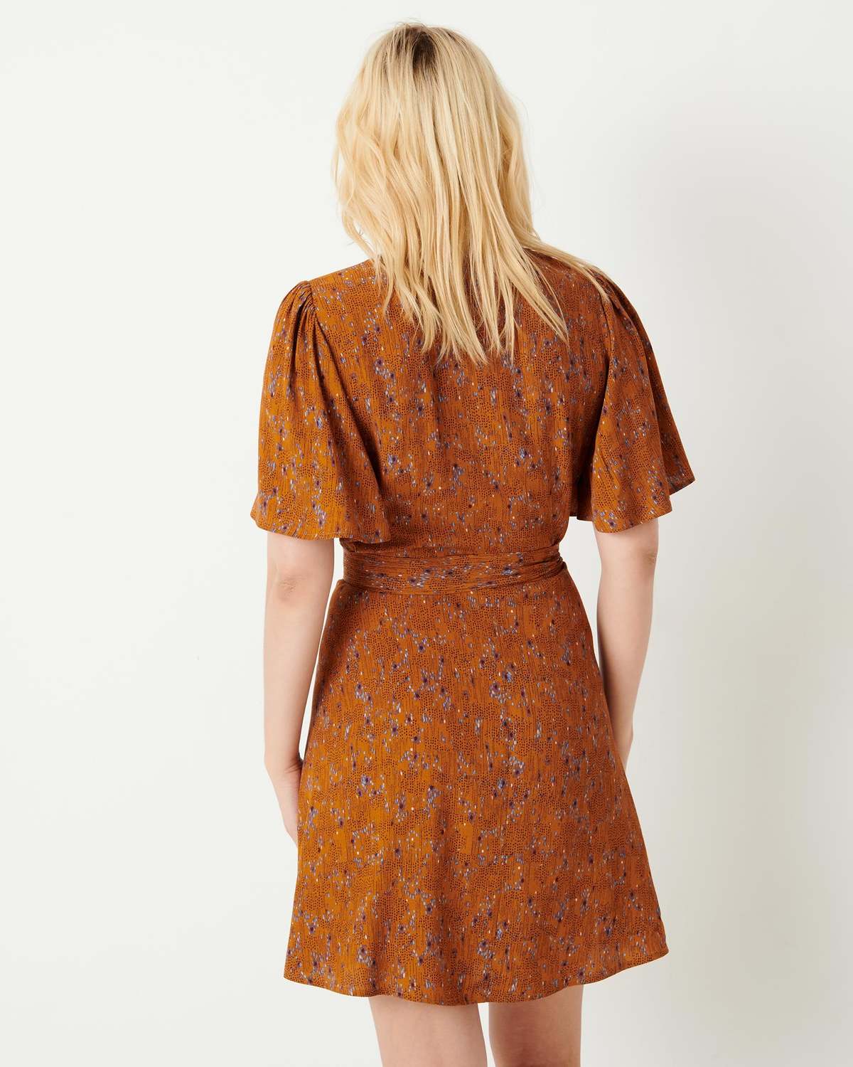 Mabel and Moss Sessun Mio Wrap Dress - Lao Rain | Garmentory