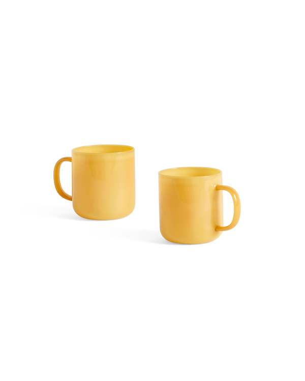 Hay Set of 2 Borosilicate Mug - Jade Yellow | Garmentory