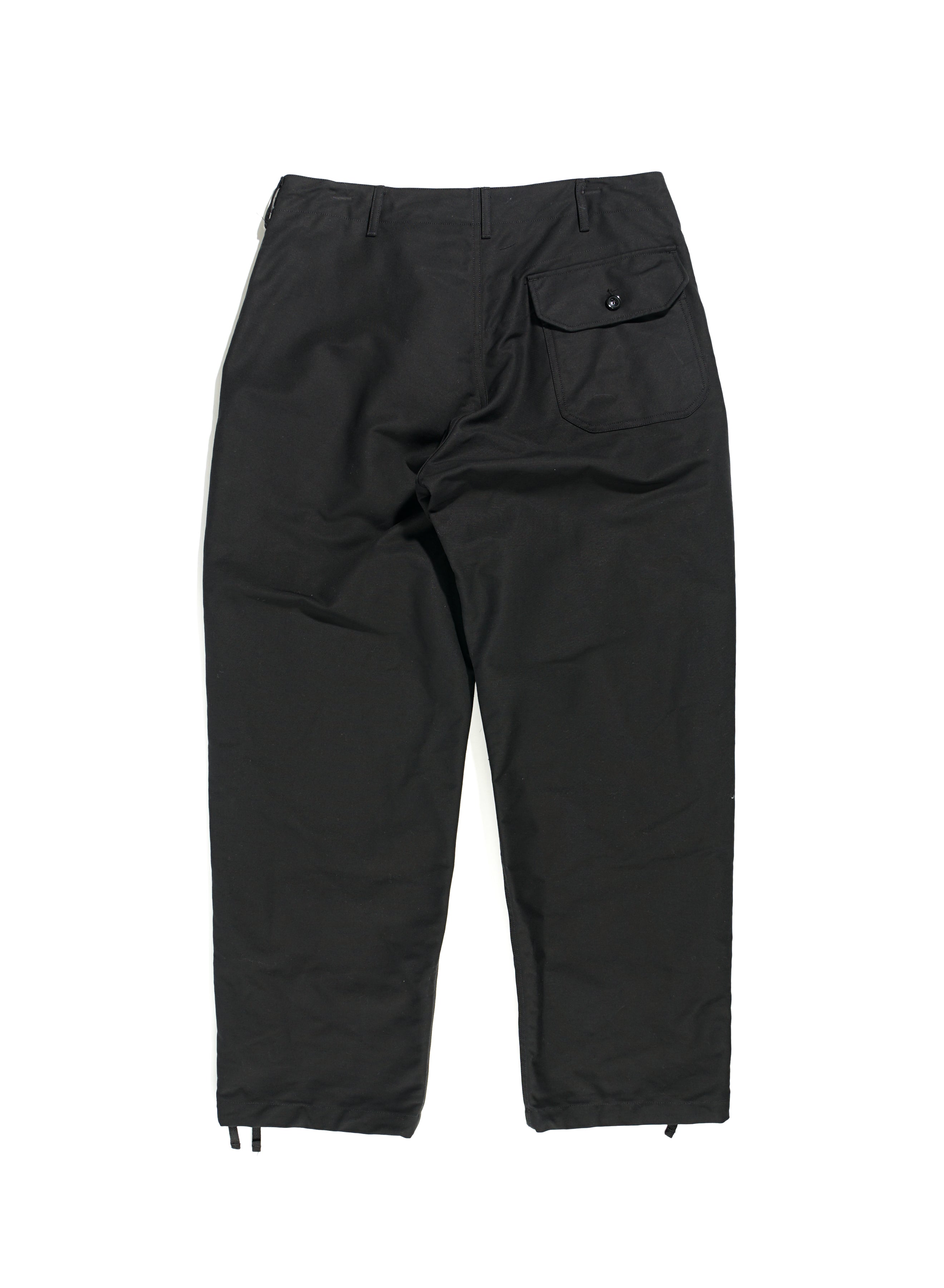 Engineered Garments Cotton Double Cloth Deck Pant - Black | Garmentory
