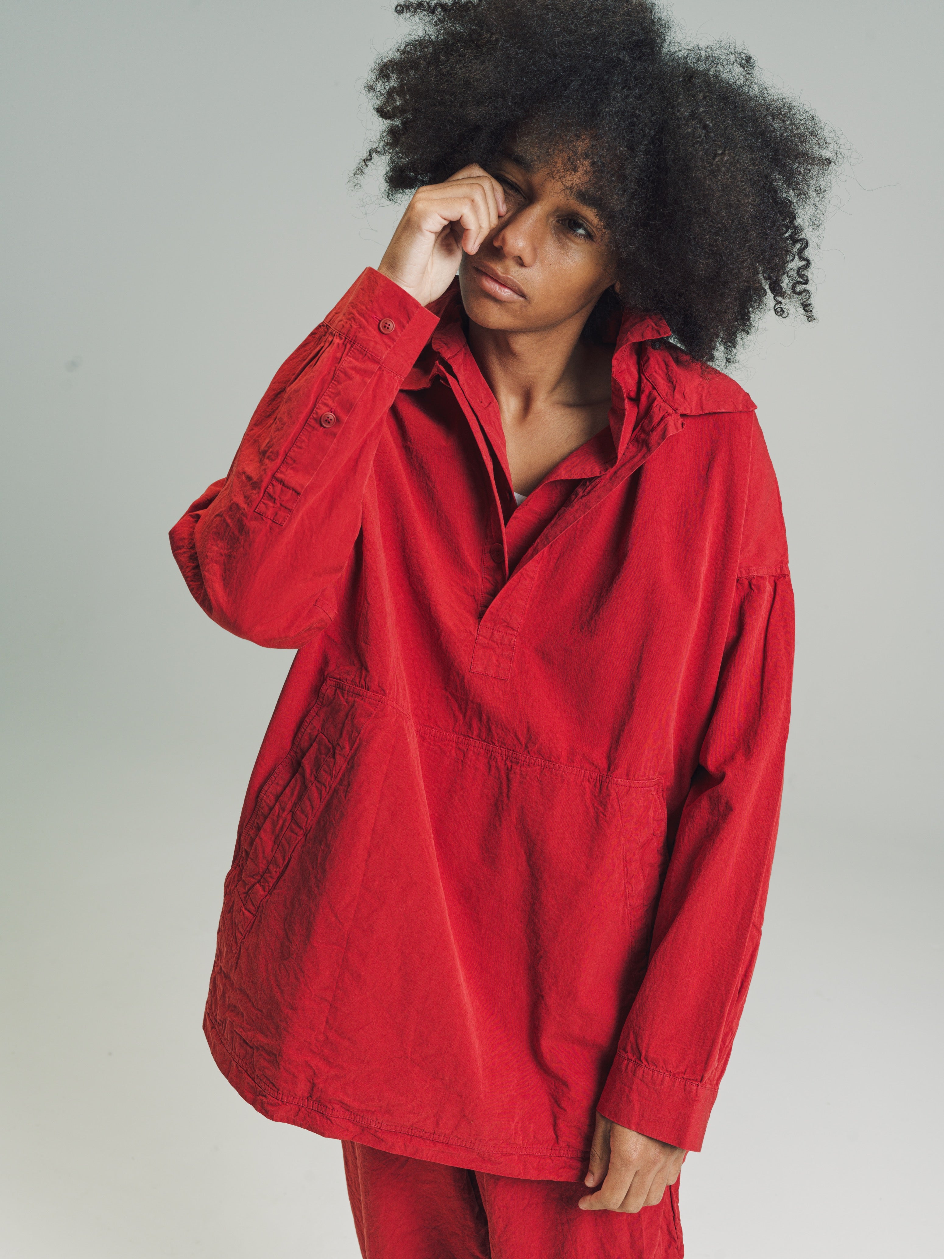 Casey Casey Paper Cotton Tedy Top - Rust | Garmentory