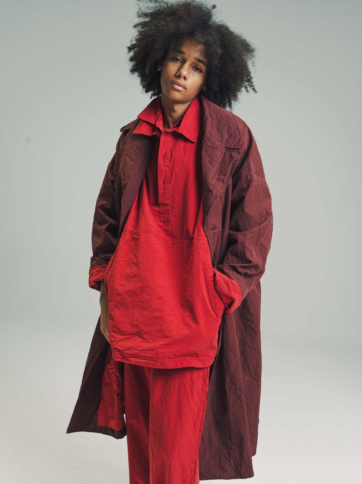 Casey Casey Paper Cotton Tedy Top - Rust | Garmentory