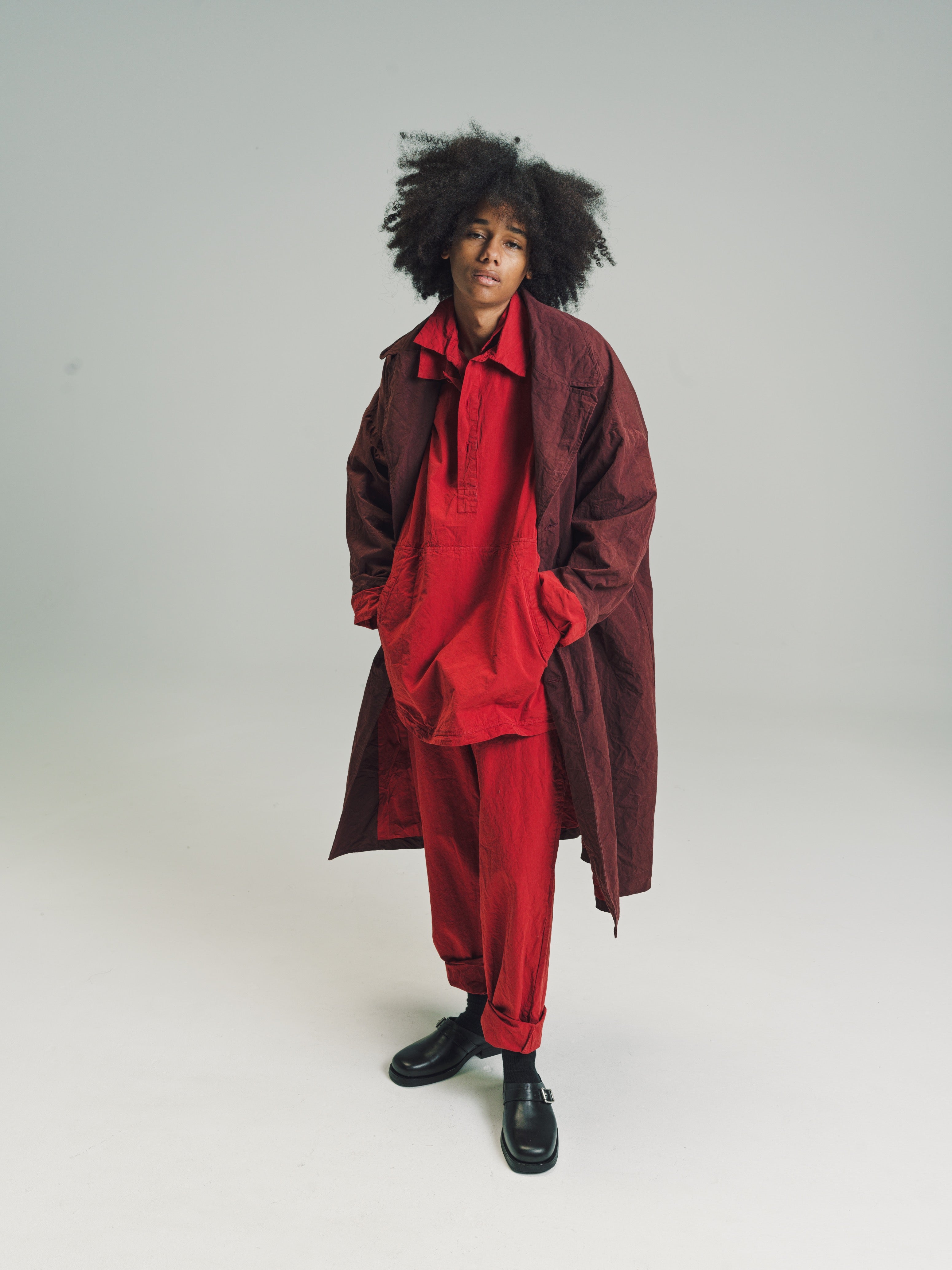 Casey Casey Paper Cotton Tedy Top - Rust | Garmentory