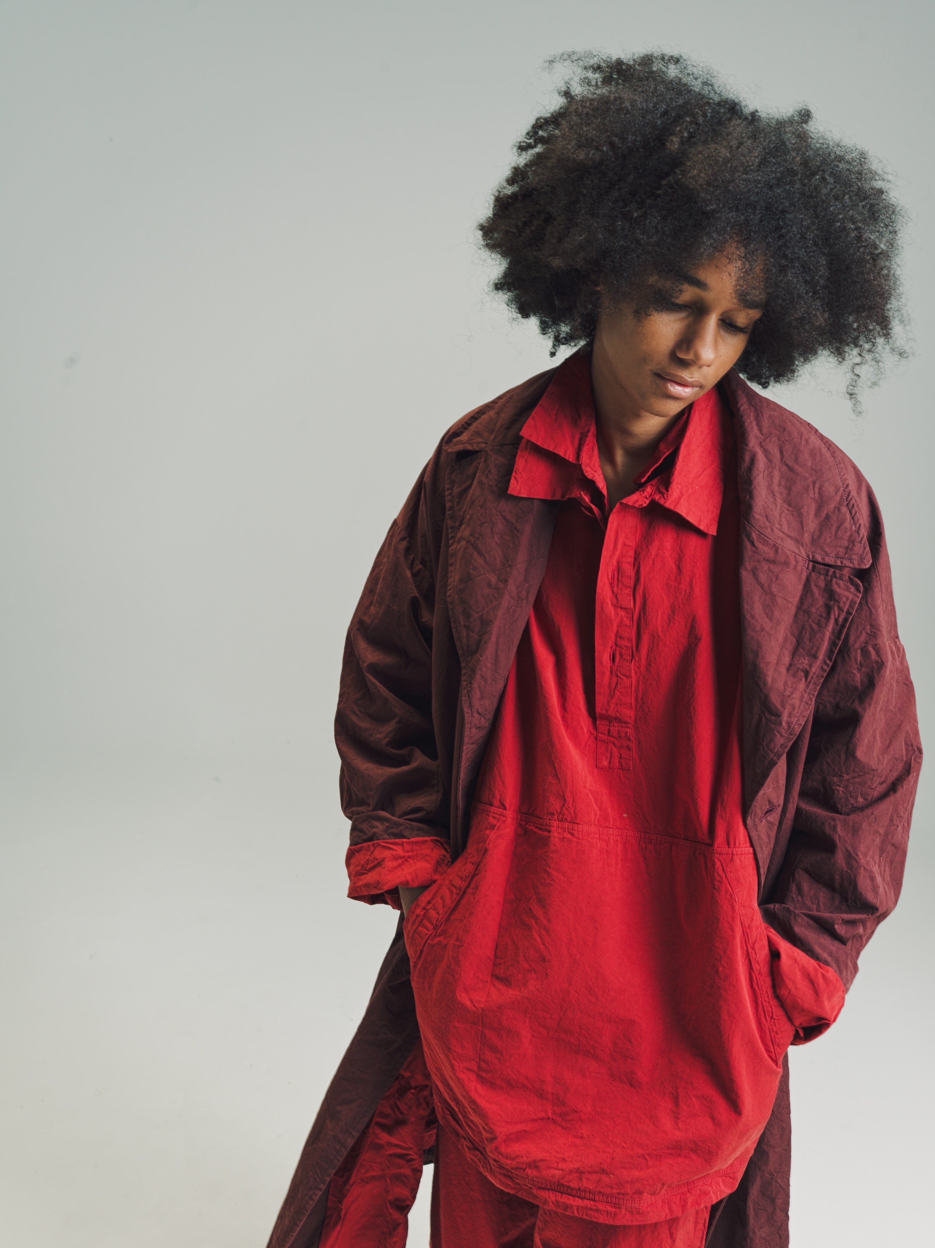 Casey Casey Paper Cotton Tedy Top - Rust | Garmentory