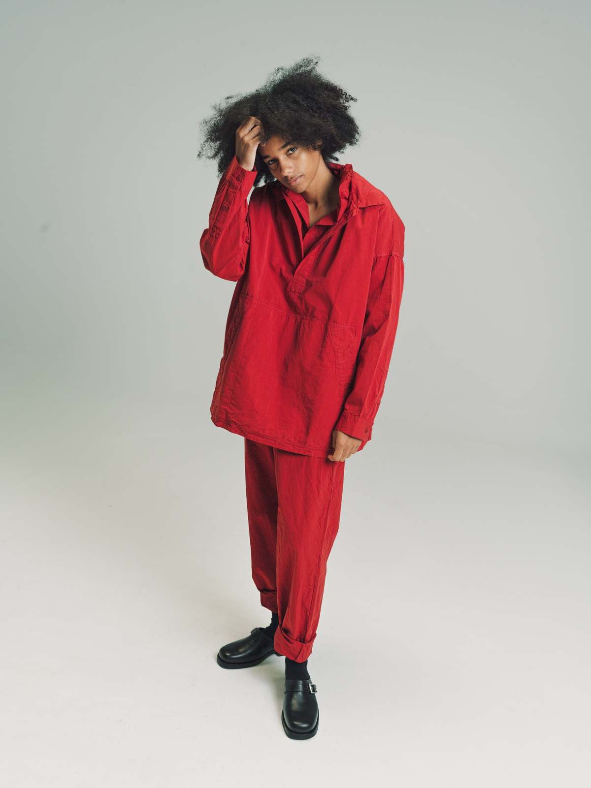 Casey Casey Paper Cotton Tedy Top - Rust | Garmentory